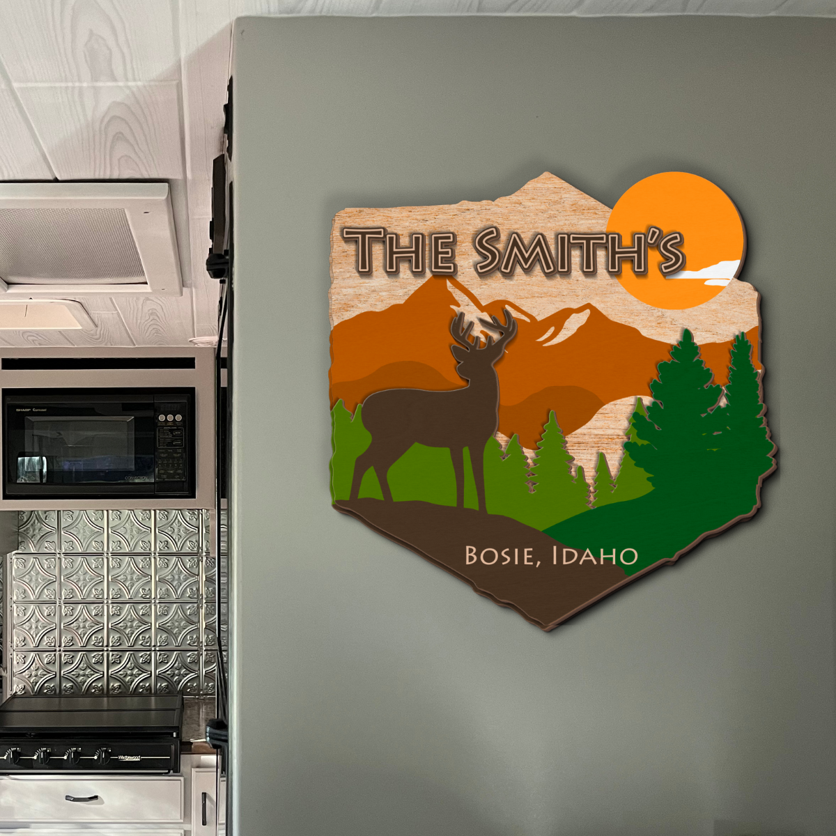 Deer Lookout Sign – Laid Back Camping